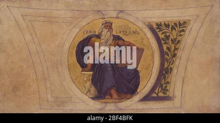 . Study for Mosaic, Wisconsin State Capital, 'Justice' N/A 48 Kenyon ...