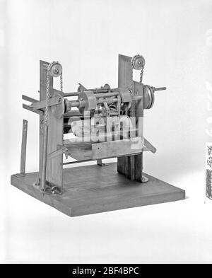 Patent Model for Paper Bag Machine. Margaret Knight (1838–1914) applied ...