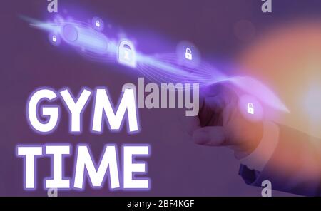 Text sign showing Join The Gym. Business showcase Motivation to start ...