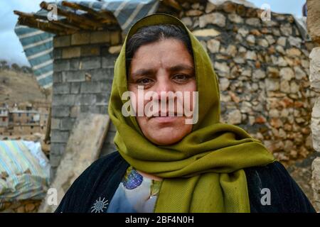 Old Kurdish Woman, Palangan, Iran Stock Photo - Alamy