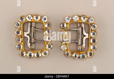 Pair of shoe buckles Stock Photo - Alamy