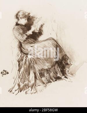 Study. Thomas Robert Way (1861 - 1913) (C.L. Study Stock Photo - Alamy