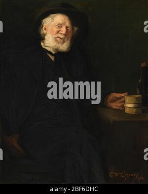 A Good Story (Portrait of Robert Loftin Newman). oil on canvas. Date ...