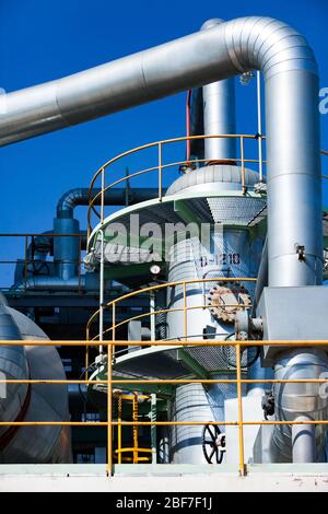 New green metal manhole on the land. Repair work. The closed sunroof ...