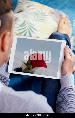 Rose and Book, traditional gift for Sant Jordi, the Saint Georges Day ...