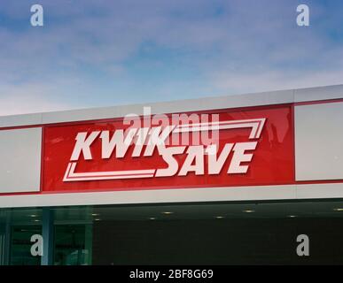 1987 Kwik Save supermarket, Prestatyn, North Wales,UK Stock Photo - Alamy