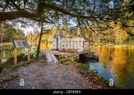 Early Gothic Monks Fishing House in Cong, Ireland Stock Photo - Alamy