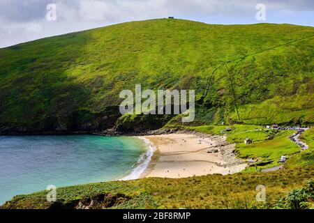 Keel Beach Achill Island Co Mayo Eire Stock Photo - Alamy