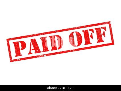 stamp paid cash in red over white background Stock Vector Art ...