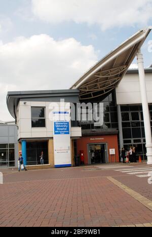 The Main Entrance to Homerton University Hospital, London Stock Photo ...