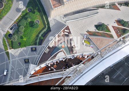 At The Top viewing platform on the Burj Khalifa, Dubai, UAE Stock Photo ...