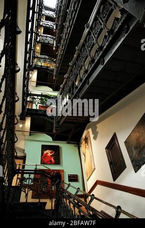 Interiors of the famous Chelsea Hotel, Manhattan, New York City Stock ...