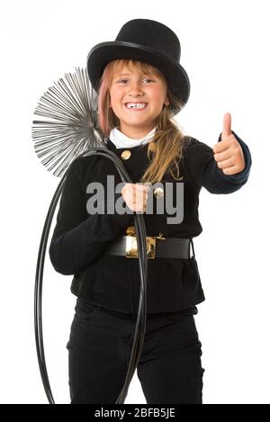 Chimney sweeper child isolated on white Stock Photo - Alamy