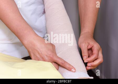 Lymphedema management: Wrapping Lymphedema Hand and Arm using ...