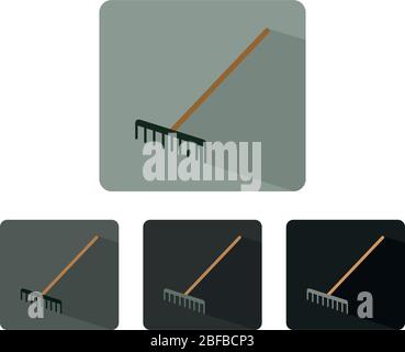 shovel icon flat design illustrated in vector on white background Stock ...