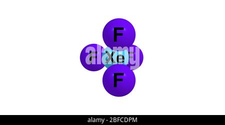 Xenon tetrafluoride is a chemical compound with chemical formula XeF4 ...