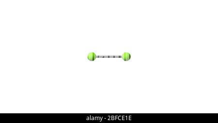 Chlorine is a yellow-green gas under standard conditions, where it ...