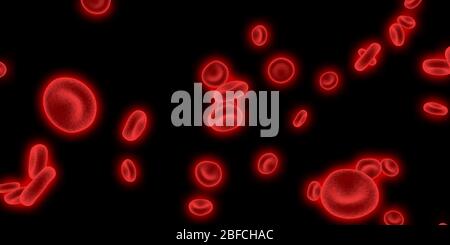 Red Blood Cells Isolated on Clear Background Stock Photo - Alamy