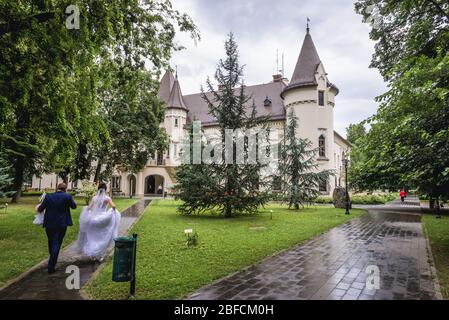 Castle of Karolyi family in Carei, small city in Satu Mare County ...