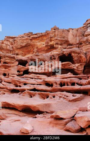 Red canyon around Dahab, Sinai, Egypt Stock Photo - Alamy