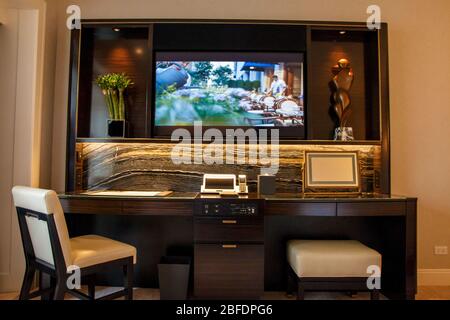 Set of coffee break in the hotel during conference meeting, with tea ...