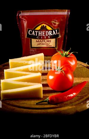 Cathedral City cheese a Dairy Crest product Stock Photo - Alamy