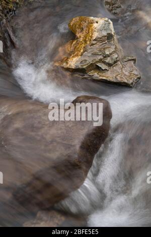 Lightspout Waterfall in Cardingmill Valley, Long Mynd, Shropshire, UK ...