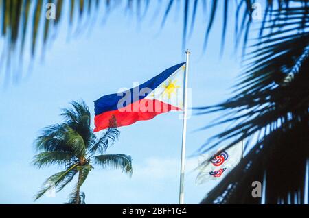 The Philippines flag Stock Photo - Alamy