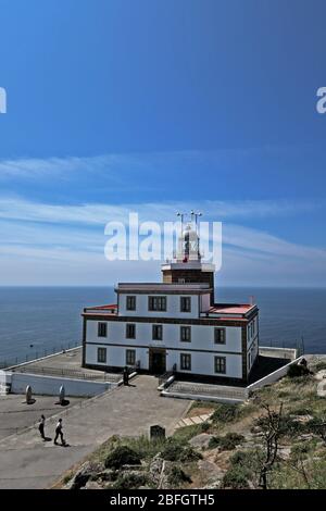 Fisterra, Spain. The lighthouse at Cabo Finisterre (Cape Finisterre ...