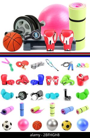 Pair of orange boxing gloves isolated on white Stock Photo - Alamy