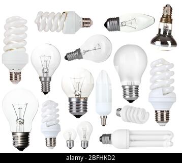 Collage of light bulbs Stock Photo - Alamy