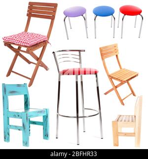 Contemporary art collage. Stylish man with paper making announcement ...