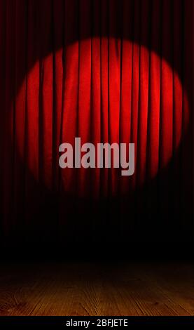 Empty stage before performance Stock Photo - Alamy