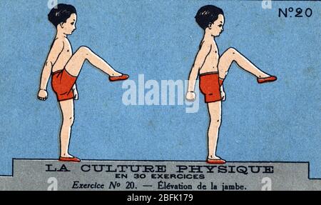 Exercice de gymnastique et renforcement musculaire, entretien physique ...