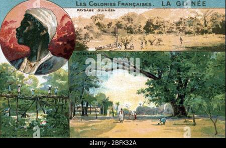 FRENCH WEST AFRICA. Afrique Occidentale Française. Plan of Niger floods ...