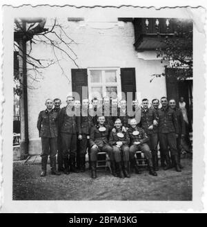 WW2 period, SS soldiers in Dresden Zoo, Germany Stock Photo - Alamy