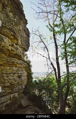 In the rocks - Felsengärten Hessigheim - South of Germany - behind the ...