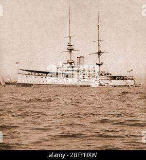 HMS DREADNOUGHT Royal Navy battleship in 1906 Stock Photo - Alamy