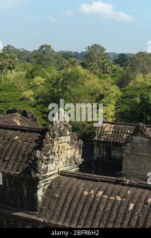 Bas relief, Angkor Wat main temple, Cambodia Stock Photo - Alamy
