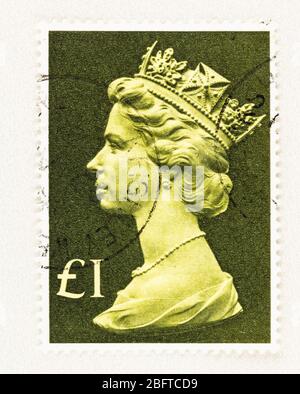 United Kingdom High Value Definitive Postage Stamp £1.50 Stock Photo ...