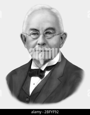 Wilhelm Johannsen 1857-1927 Danish Botanist Pharmacist Geneticist Stock ...