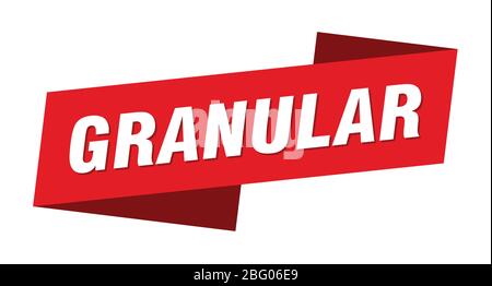 granular banner template. granular ribbon label sign Stock Vector Image ...