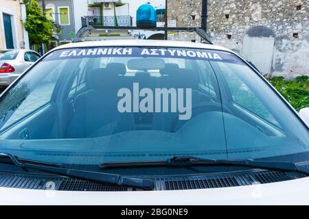 An old Greek police car Stock Photo - Alamy