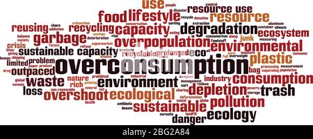 Consumerism word cloud concept. Collage made of words about consumerism ...