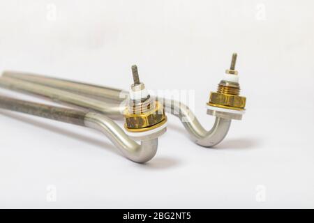 An old heating element conductor of autoclave oven which is used for ...