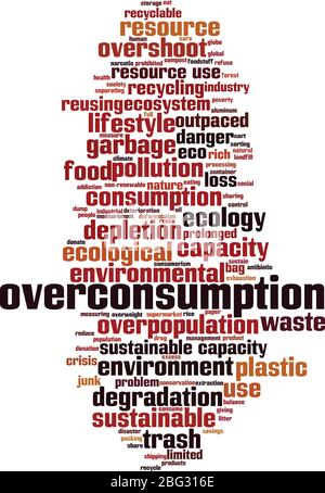 Consumerism word cloud concept. Collage made of words about consumerism ...