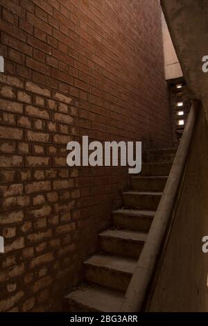 background wall masonry narrow long brick tile modern, yellow green ...