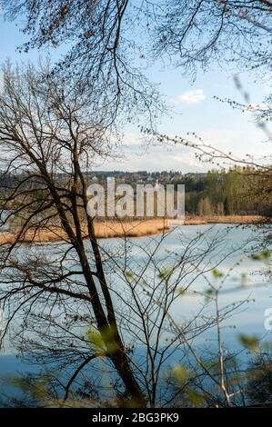 Ortsansicht 86981 Kinsau, Oberbayern, Germany Stock Photo - Alamy
