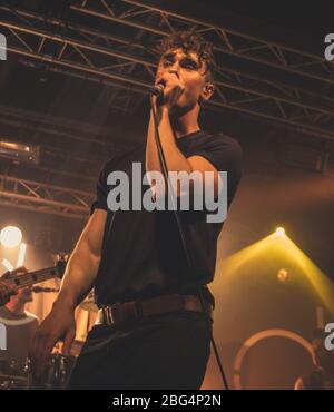 Rob Damiani Singer from Don Broco live at liverpool o2 academy uk ...