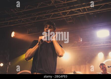 Rob Damiani Singer from Don Broco live at liverpool o2 academy uk ...